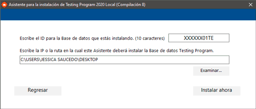 Instalar Testing Program Local | Testing Program