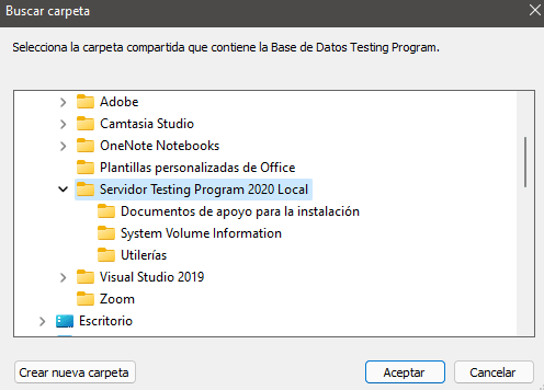 Instalar Testing Program Local | Testing Program